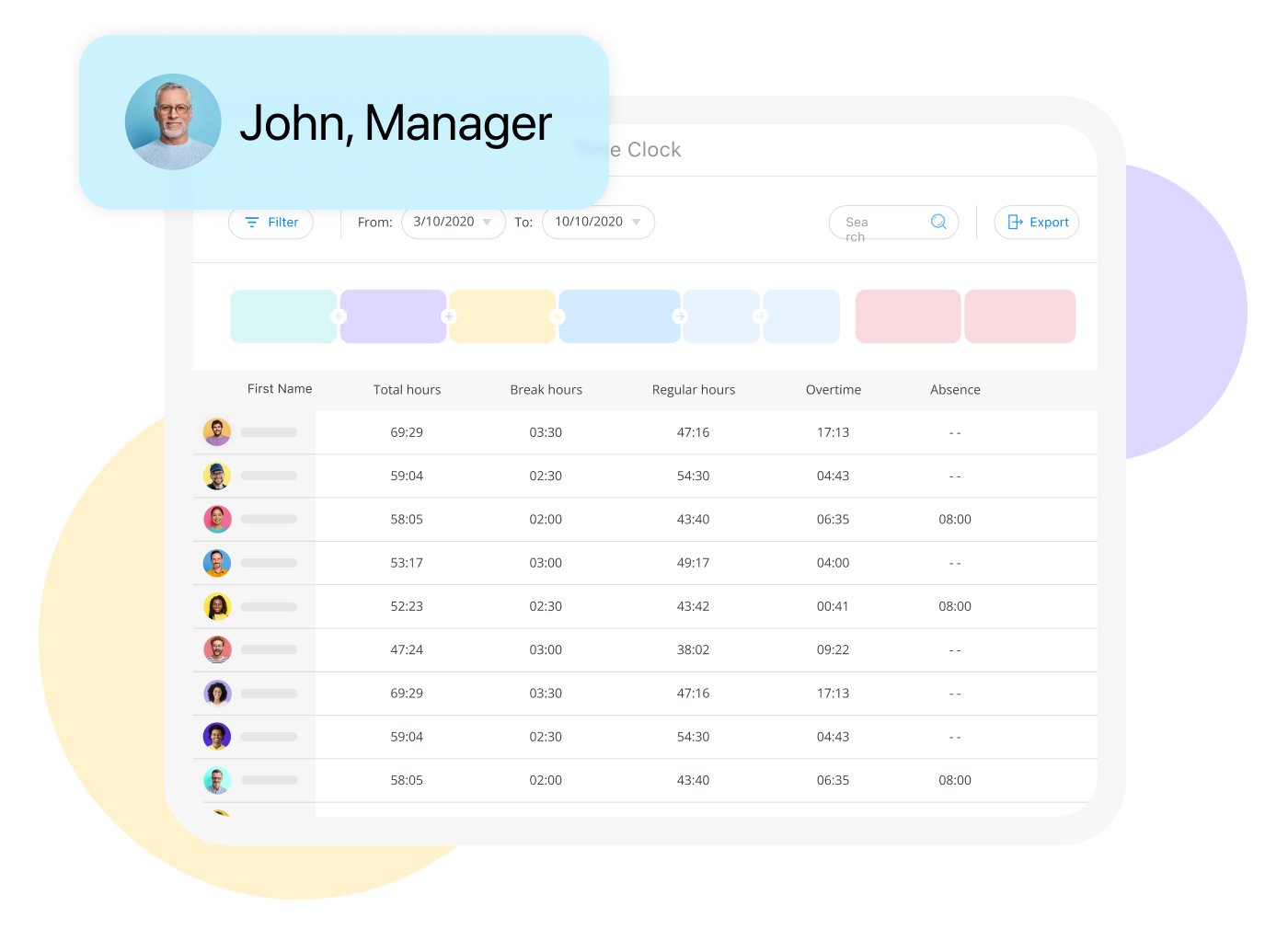 Time Clock Kiosk for Tablet - Try it 100% Free | Connecteam