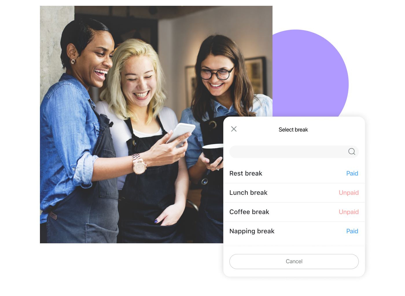 Employee Break Management Software - Try it 100% Free | Connecteam