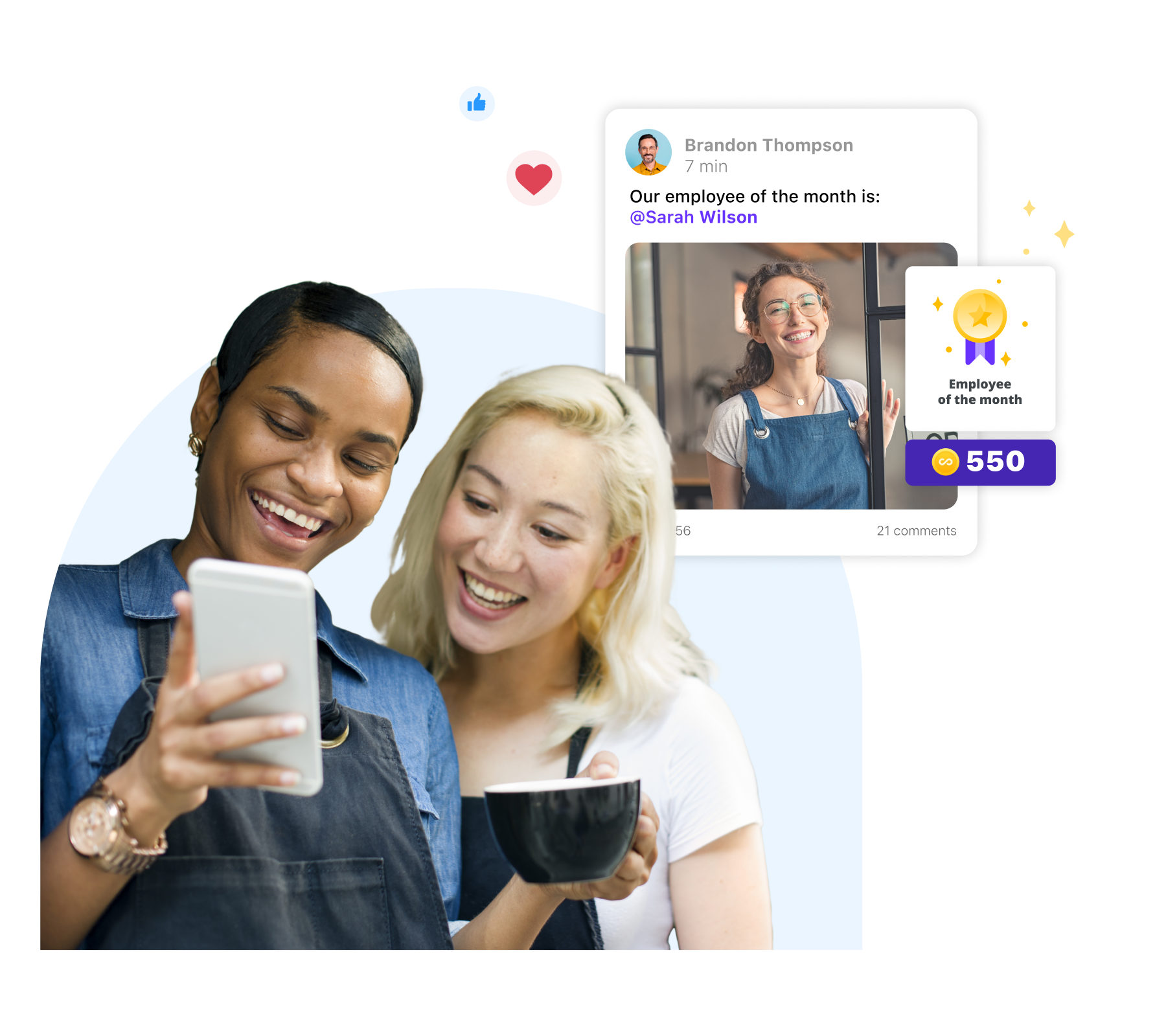 Employee Appreciation App - Try it 100% Free | Connecteam
