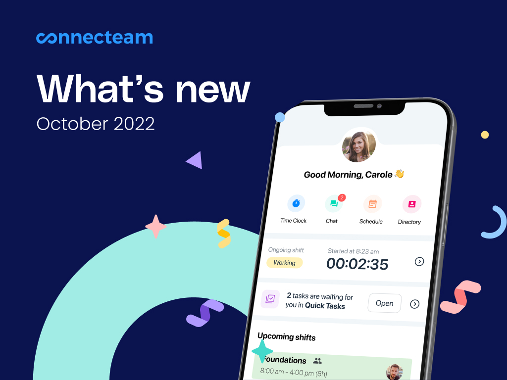 Connecteam’s Latest Product Updates for October 2022