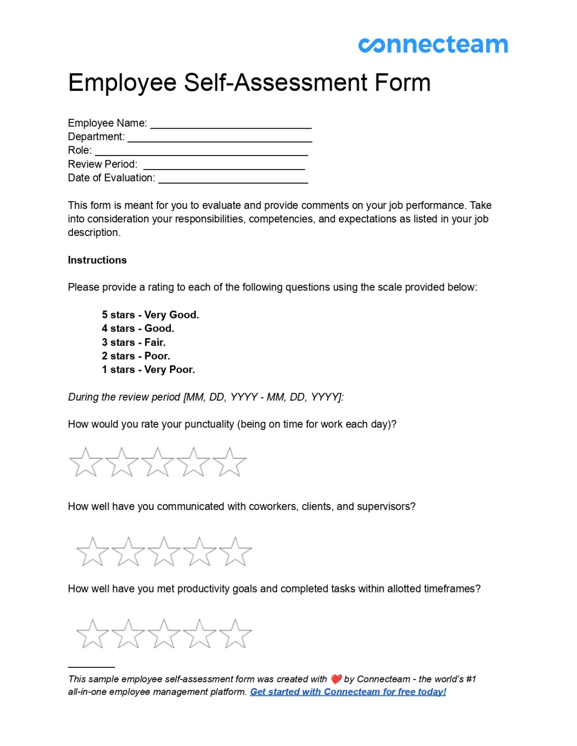 How To Create an Employee Evaluation Form + Free Templates