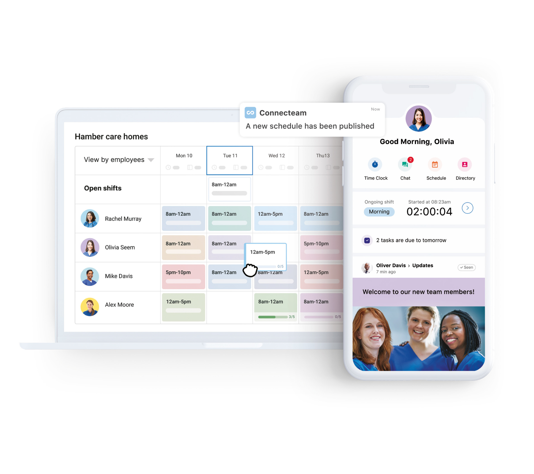 Give Your Care home the best care with Connecteam