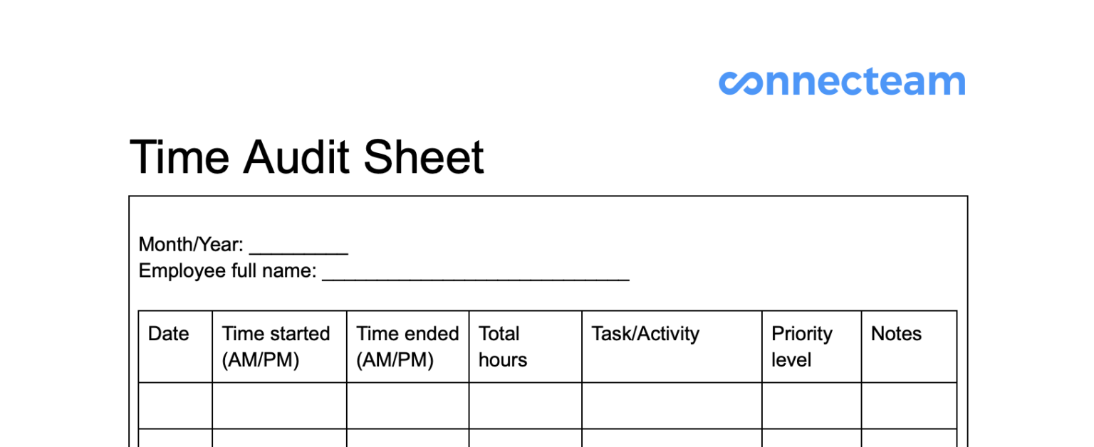 Maximizing Team Productivity: Conducting a Time Audit + Free Worksheet