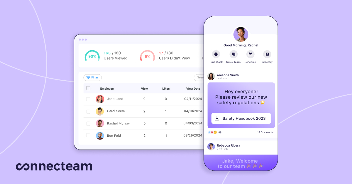 Employee Notification System - Try it 100% Free | Connecteam