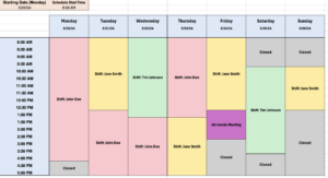 How To Make a Work Schedule in Excel: Guide + Free Template