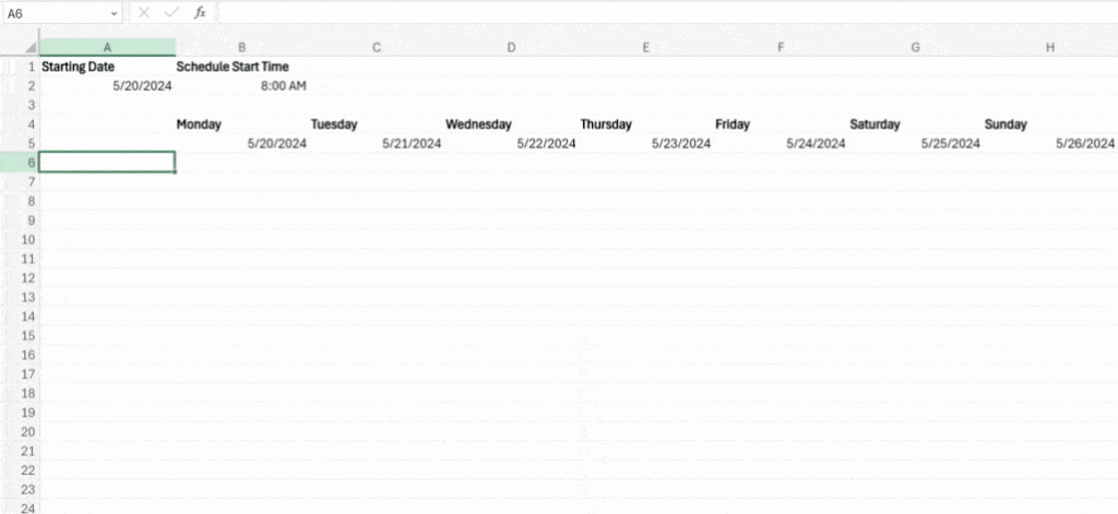 How To Make a Work Schedule in Excel: Guide + Free Template