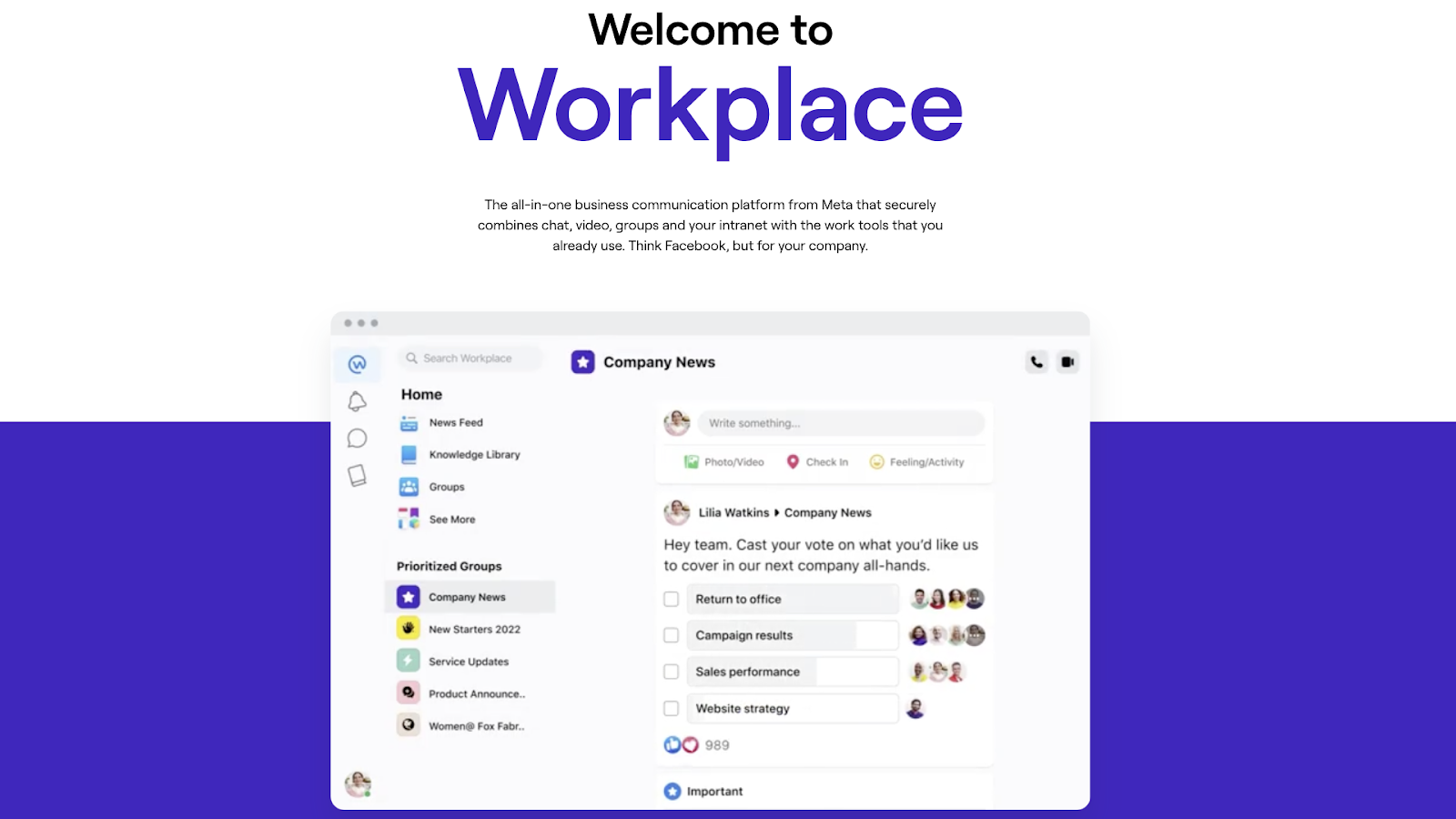 Facebook Workplace vs. Slack: 2024 Review (Features, Pricing)